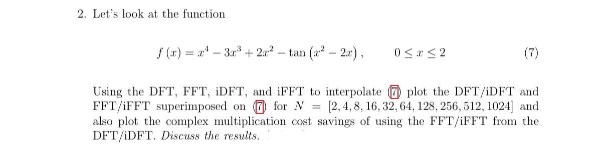 Solved 2. Let's look at the function | Chegg.com