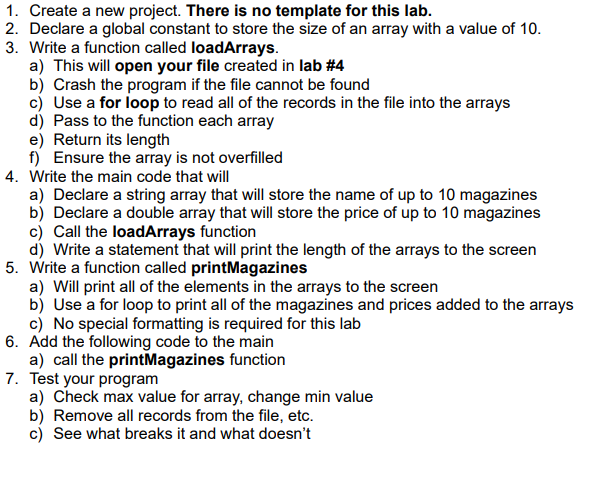 Solved Language is C++, First set of steps is Part 1, 2nd | Chegg.com