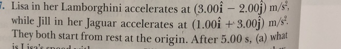 Solved 37a) Using the acceleration in (i.j) notation, | Chegg.com