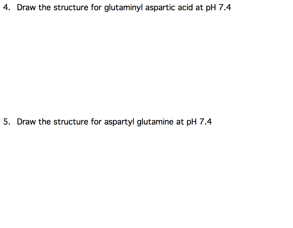 Solved 1. Draw the Fischer projection for D-glutamine4. Draw | Chegg.com