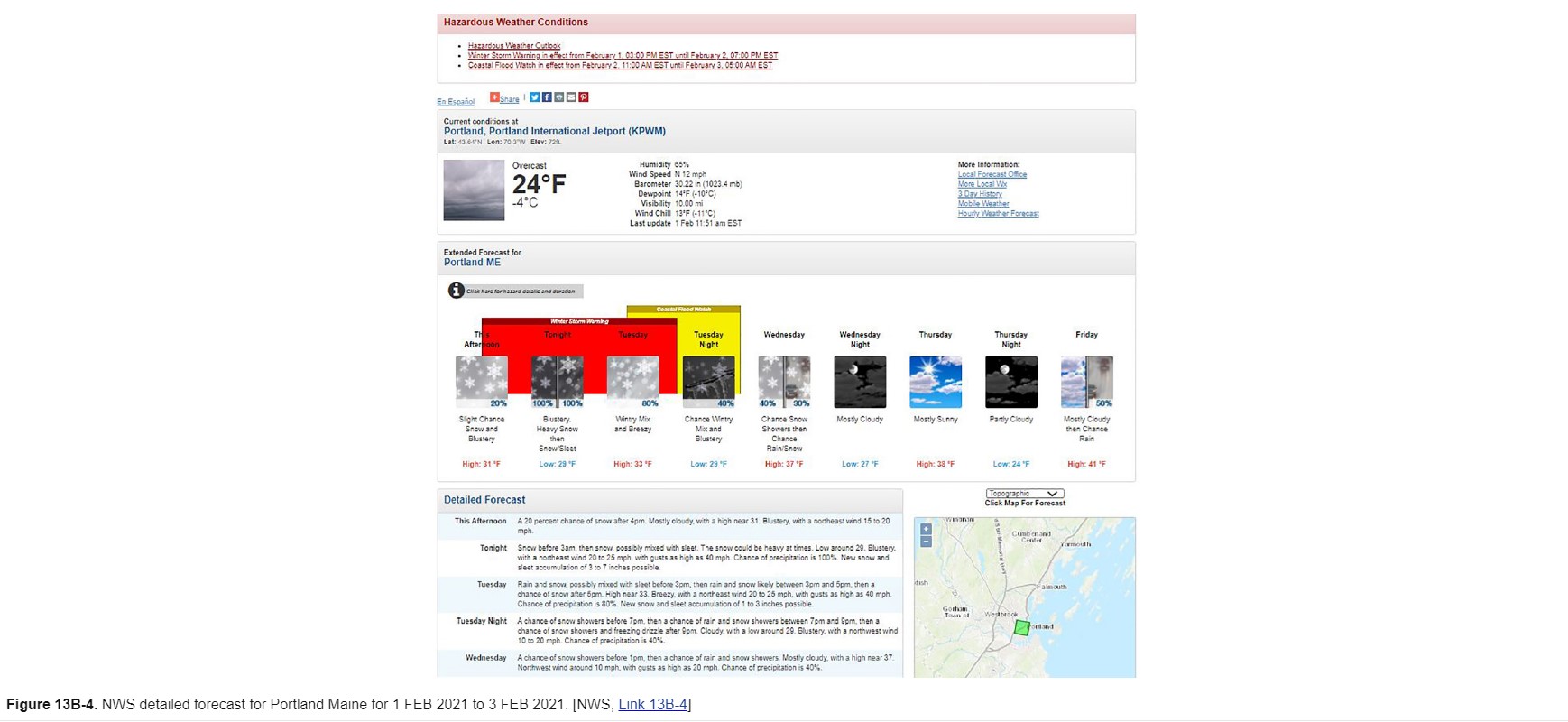 Solved Figure 13B-3. Quantitative precipitation forecasts of | Chegg.com