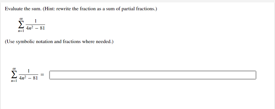 Solved Find the sum of the infinite series. 1 + 2.17 1 17:32 | Chegg.com