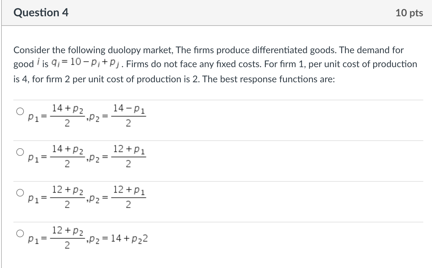 Solved Consider the following duolopy market, The firms | Chegg.com
