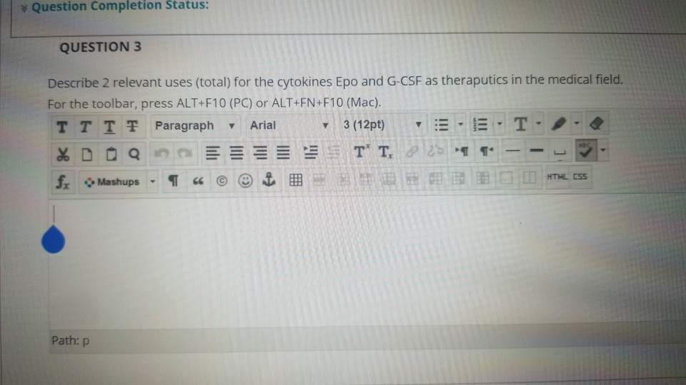 Solved * Question Completion Status: QUESTION 3 Describe 2 | Chegg.com