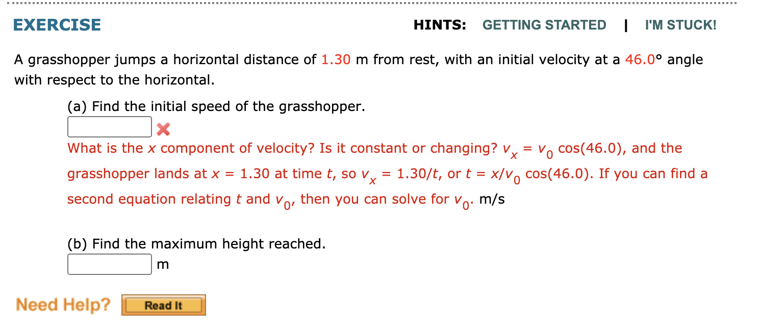 Solved EXERCISE HINTS: GETTING STARTED 1 I'M STUCK! A | Chegg.com
