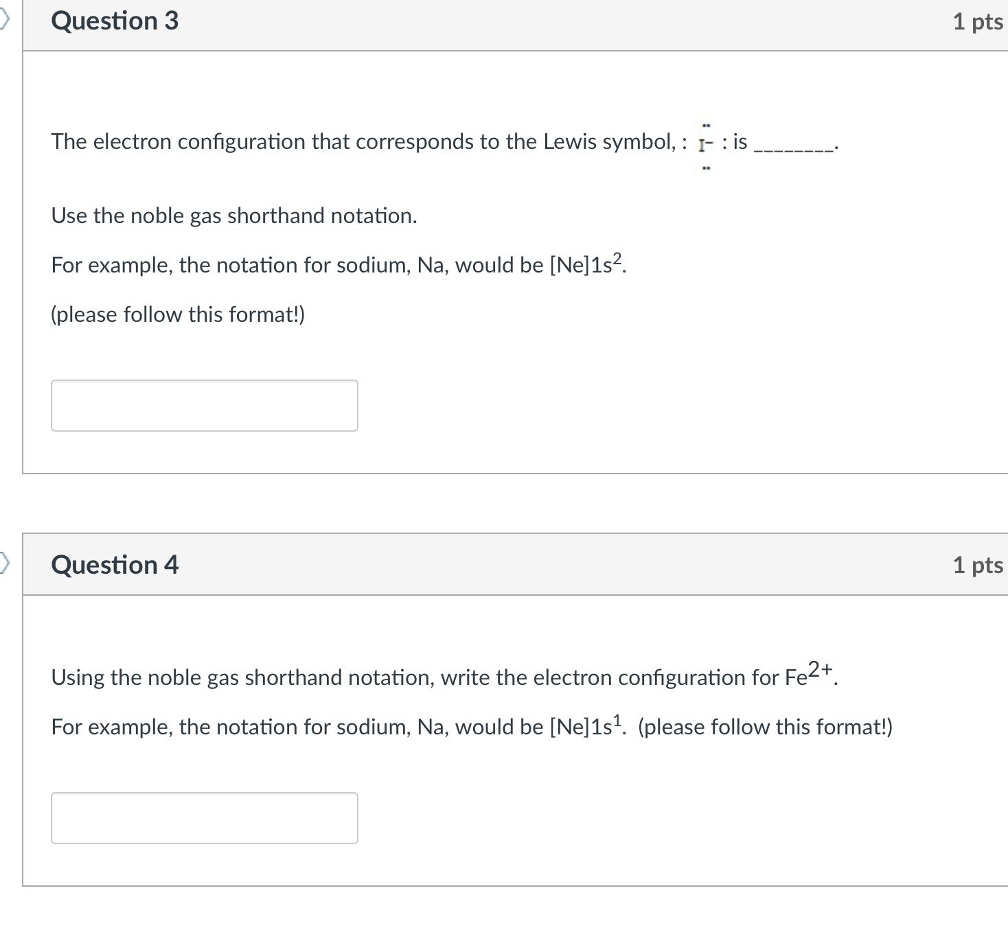 Solved The electron configuration that corresponds to the | Chegg.com