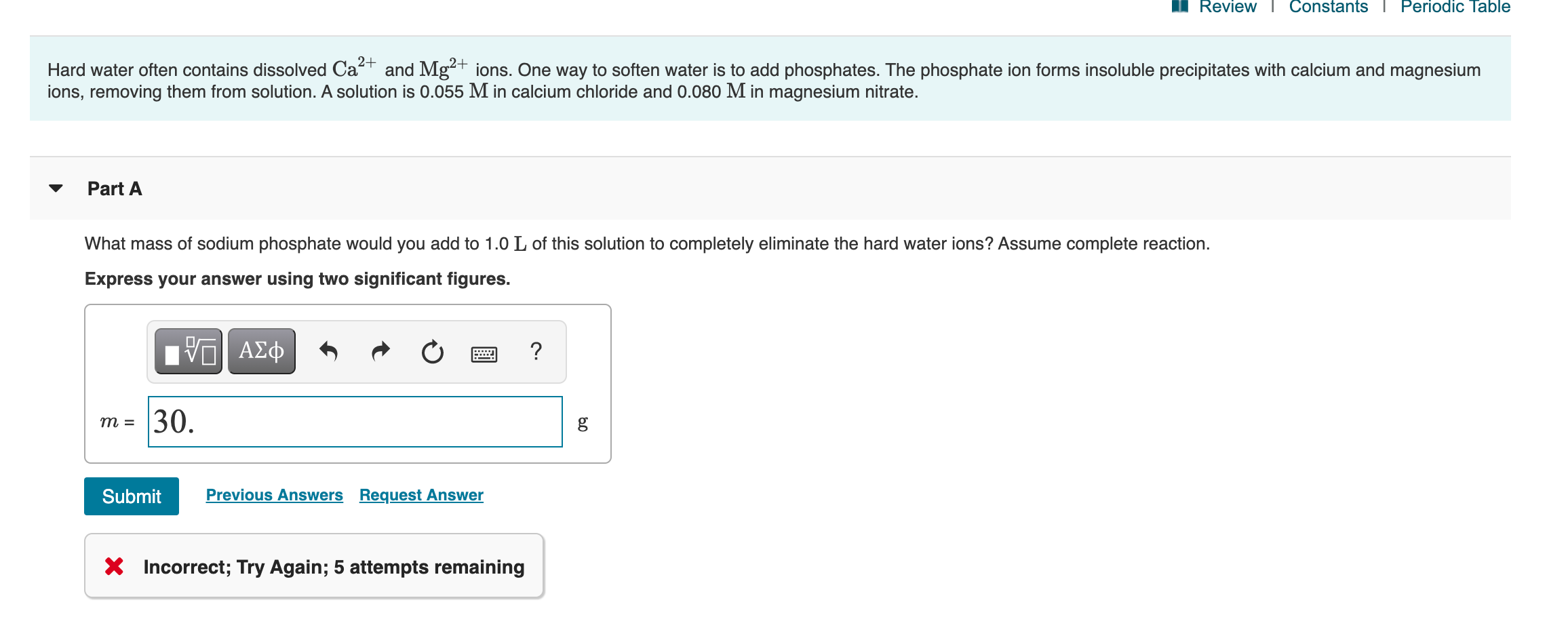 Solved Part A A 27.00 mL sample of an unknown H3PO4 solution | Chegg.com
