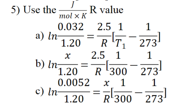 Use the Jmol×KR | Chegg.com