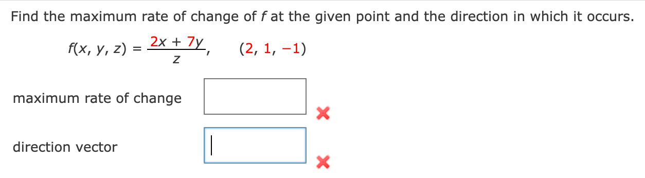 Find the maximum rate of change of f at the given | Chegg.com
