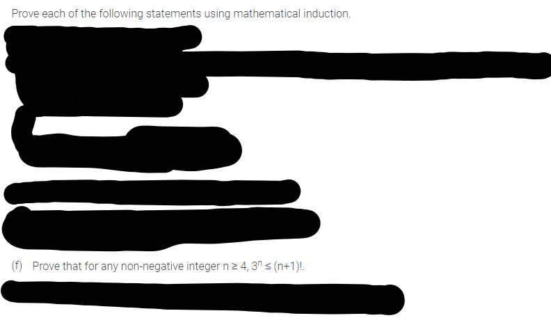 Solved Prove each of the following statements using | Chegg.com