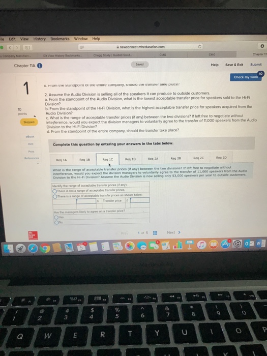 Solved Fle Edit View History Bookmarks Window Help 0 Chapter | Chegg.com