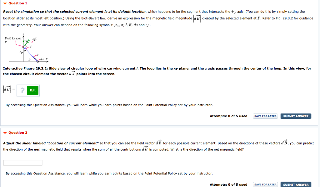 Interactive Exercises 29.03: Magnetic Field on Axis | Chegg.com