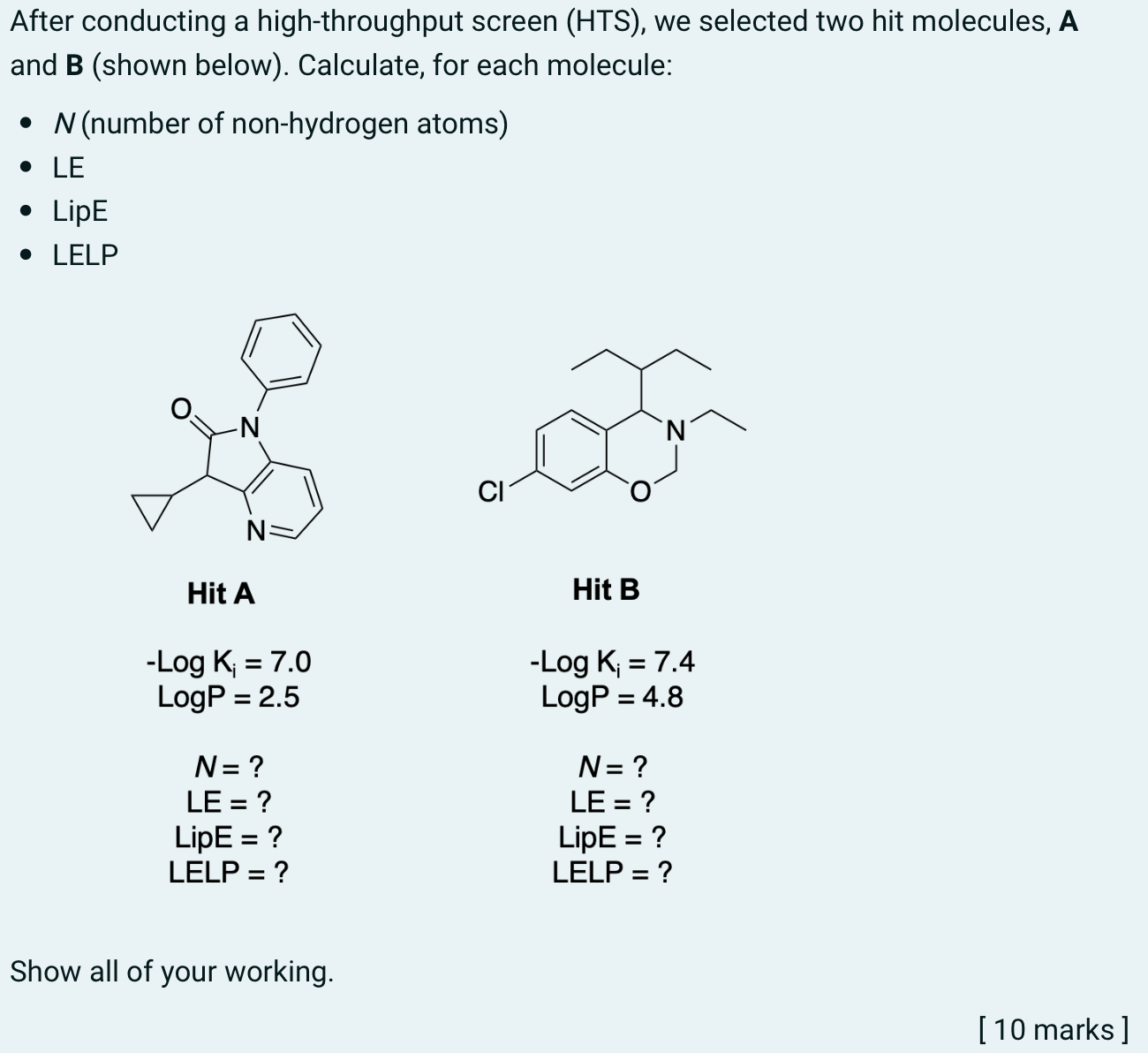After conducting a high-throughput screen (HTS), we | Chegg.com