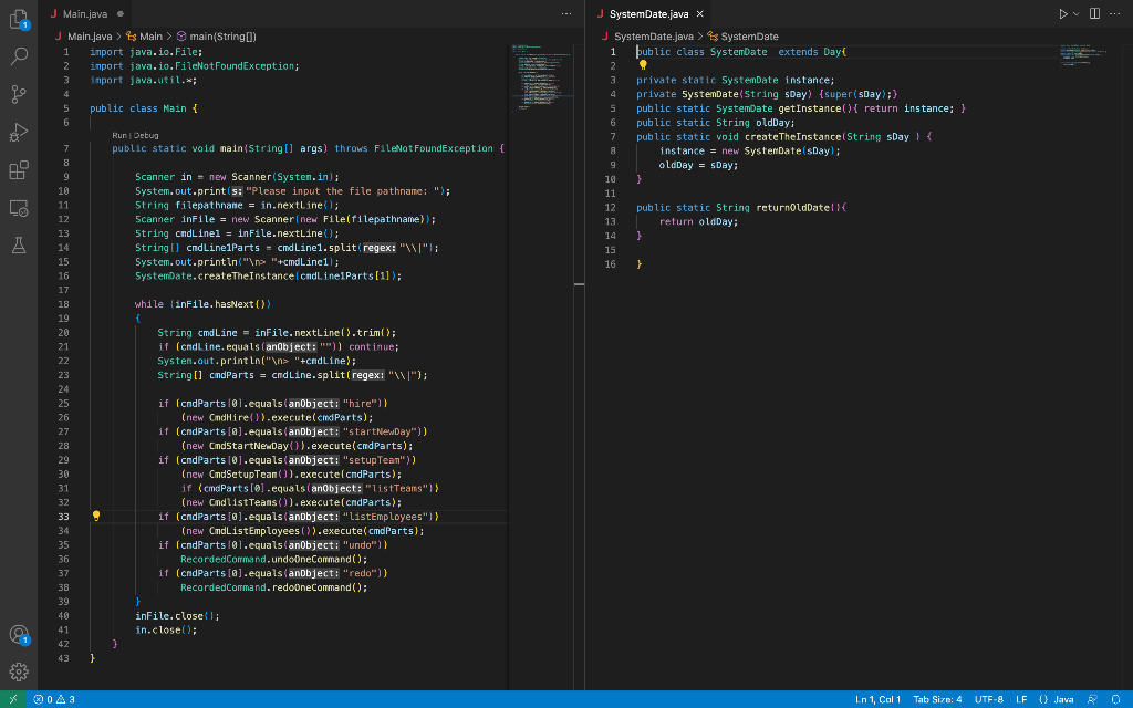 Solved Coding Language: JAVA Please do not copy from the | Chegg.com