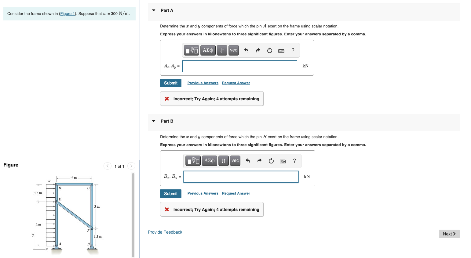 Solved Consider the frame shown in (Figure 1). Suppose that | Chegg.com