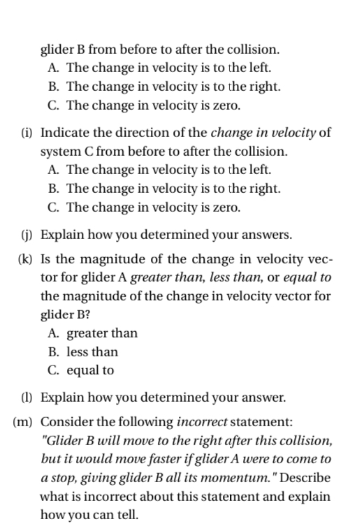 Solved 7-1 Two gliders are on a frictionless, level air | Chegg.com