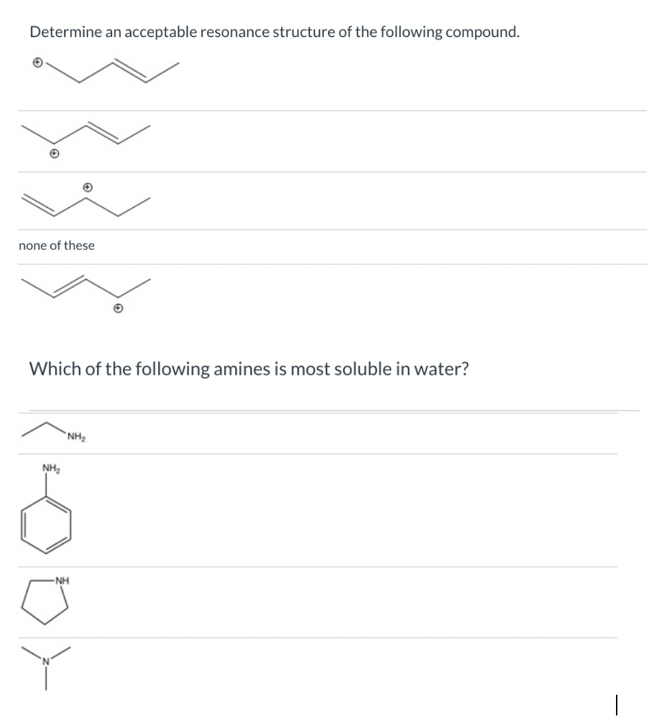 Solved Determine an acceptable resonance structure of the | Chegg.com