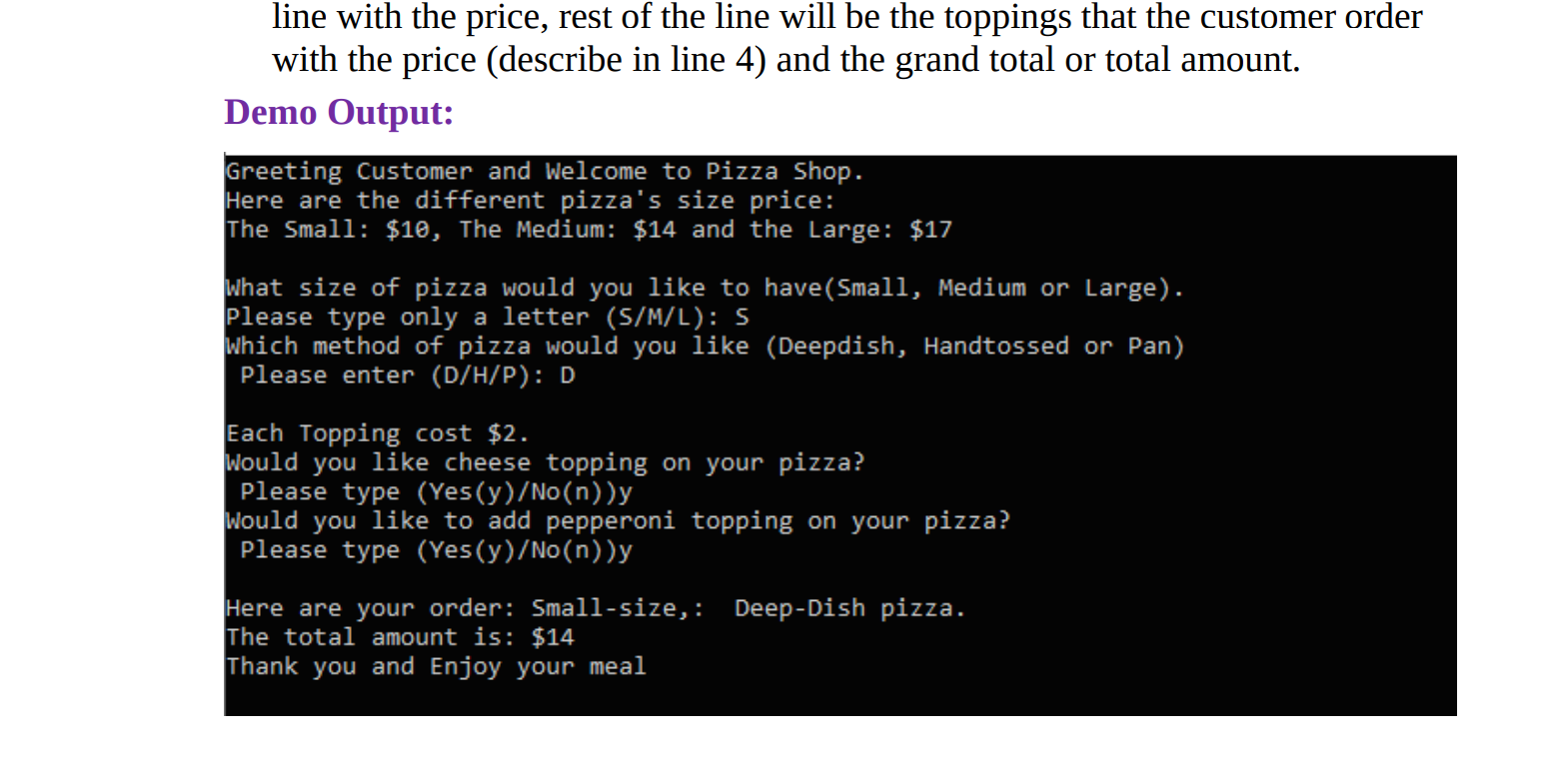 Solved Write a C++ program (define a class called Pizza) | Chegg.com
