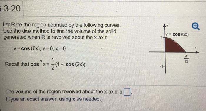 Solved Let R be the region bounded by the following curves. | Chegg.com