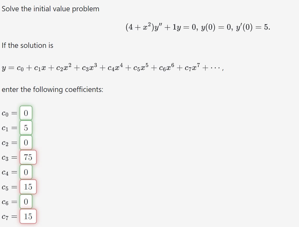 Solved Solve the initial value problem | Chegg.com
