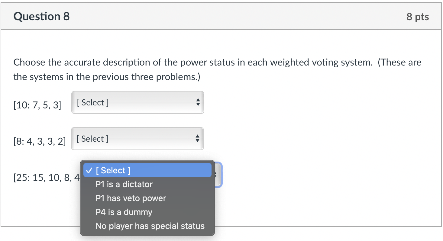 Solved Question 8 8 pts Choose the accurate description of | Chegg.com