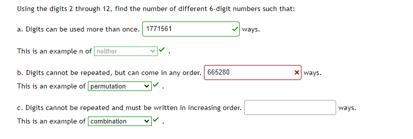 Solved Using the digits 2 through 12 , find the number of | Chegg.com