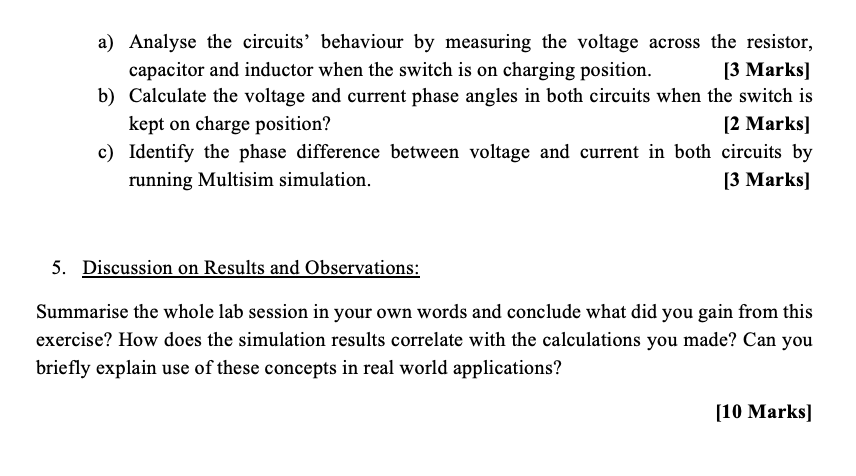 Solved [Total Marks: 30] Aims and Objectives The purpose of | Chegg.com