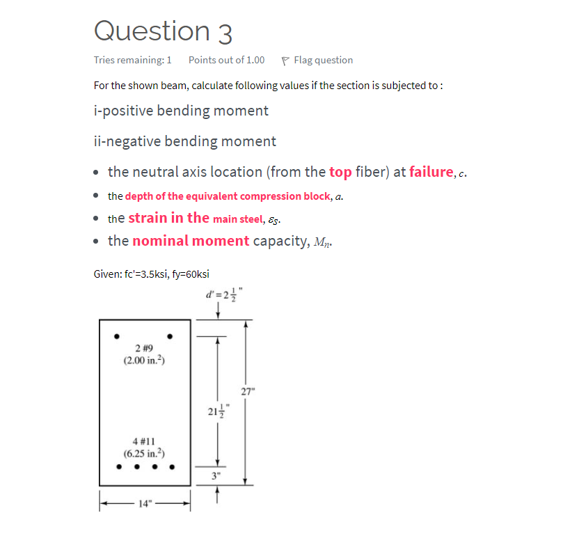 Solved Question 3 Tries remaining: 1 Points out of 1.00 P | Chegg.com