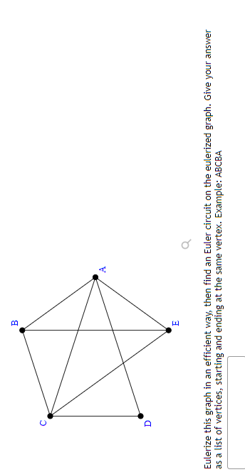 Solved Eulerize This Graph In An Efficient Way Then Find An 