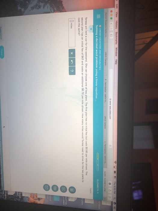 Solved O LINEAR EQUATIONS AND 1 Solving a decimal word | Chegg.com