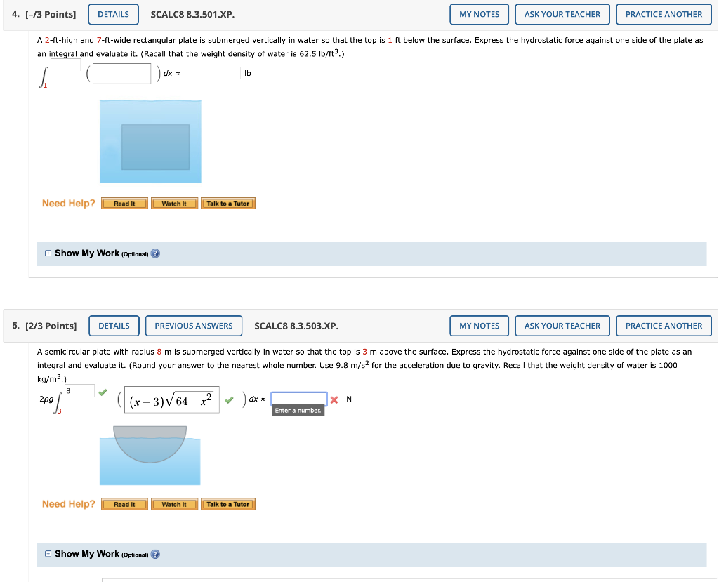 Solved 4. (-/3 Points] DETAILS SCALC8 8.3.501.XP. MY NOTES | Chegg.com