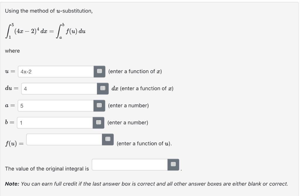 Solved Using the method of u-substitution, | Chegg.com