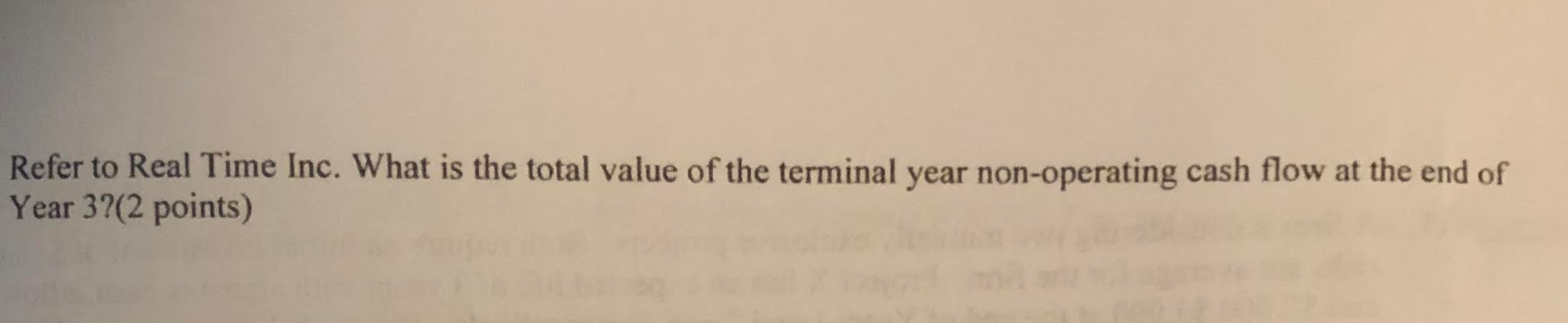 Solved The president of Real Time Inc. has asked you to | Chegg.com