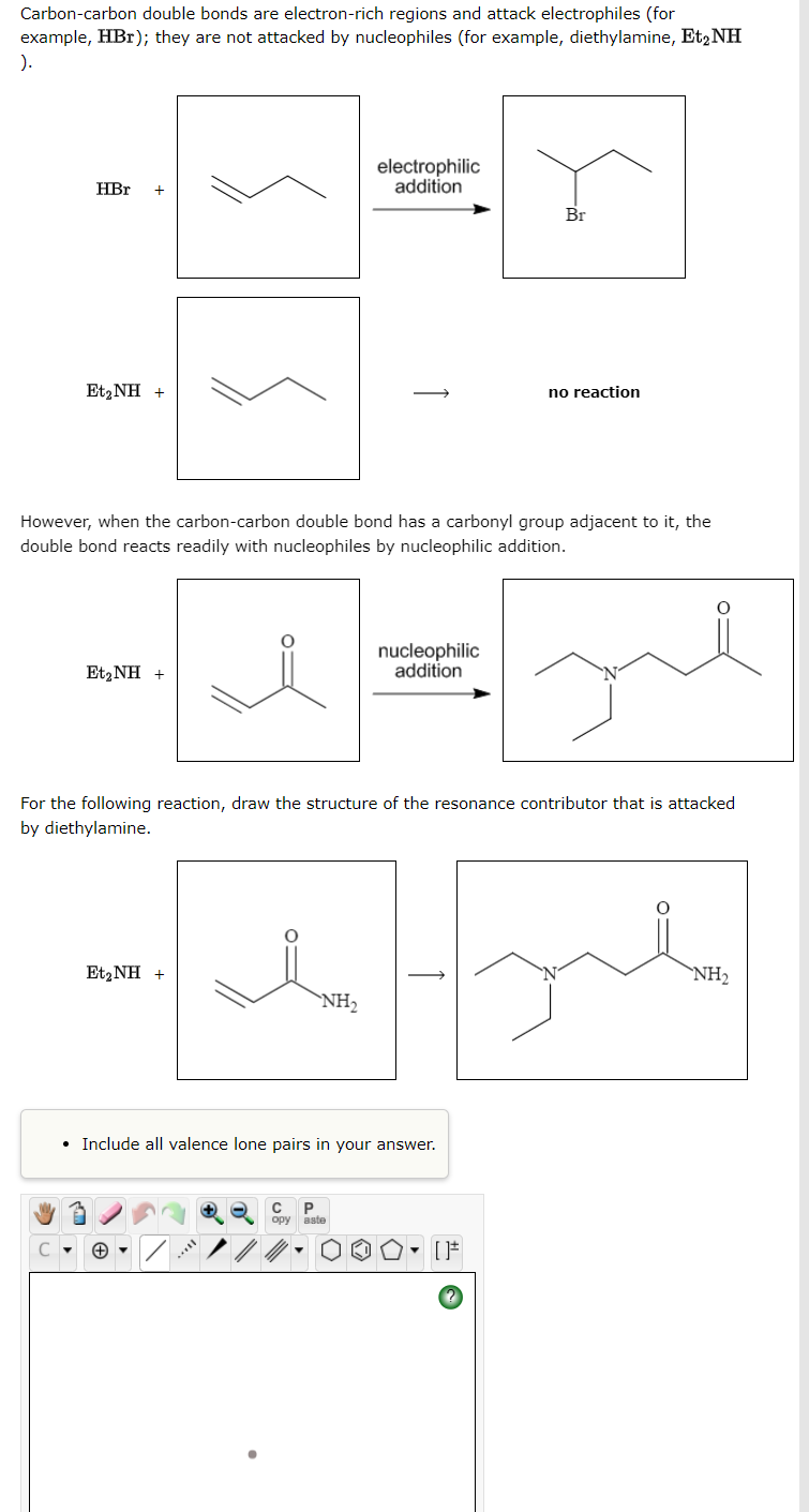 Solved Carbon-carbon double bonds are electron-rich regions | Chegg.com