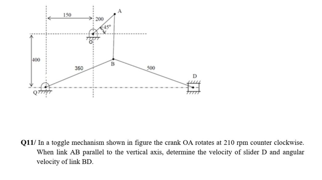 7) A Toggle Mechanism Is Shown In Figure With Link, 40% OFF 7) A Toggle Mechanism Is Shown In Figure With Link, 40% OFF