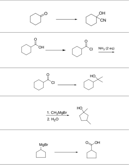 Solved Complete the following reactions by drawing the | Chegg.com