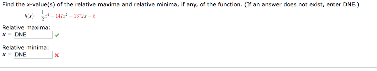 Solved Find the x-value(s) of the relative maxima and | Chegg.com