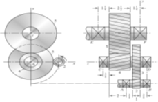 Solved Question 6: The double-reduction helical gearset | Chegg.com