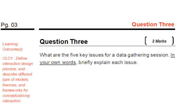 Solved Pg. 03 Question Three Learning Question Three ( 2 | Chegg.com