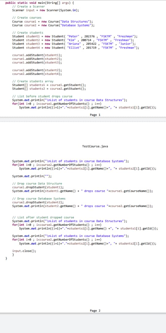 Solved The question below is related to java programming. | Chegg.com