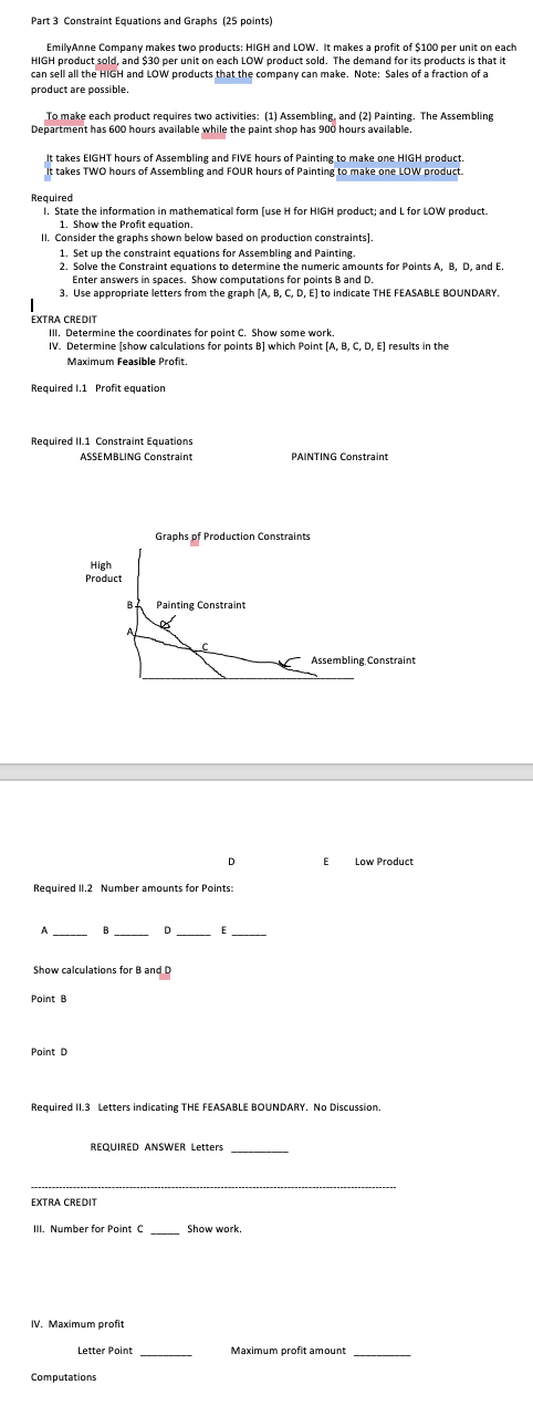 Solved Part 3 Constraint Equations and Graphs (25 points) | Chegg.com