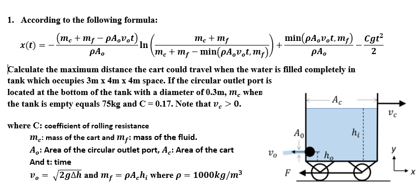 Solved In Cgt 2 1. According to the following formula: (mc + | Chegg.com