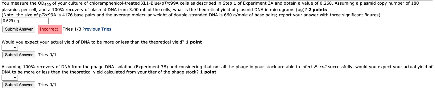 EXPERIMENT 3A : This experiment involves | Chegg.com