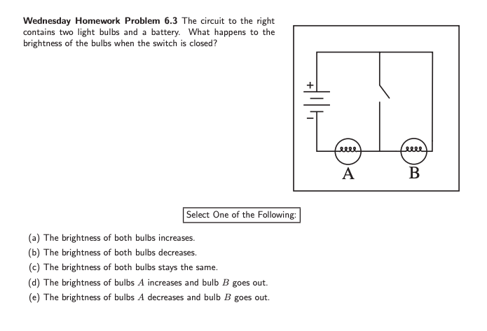 Solved Wednesday Homework Problem 6.3 The circuit to the | Chegg.com