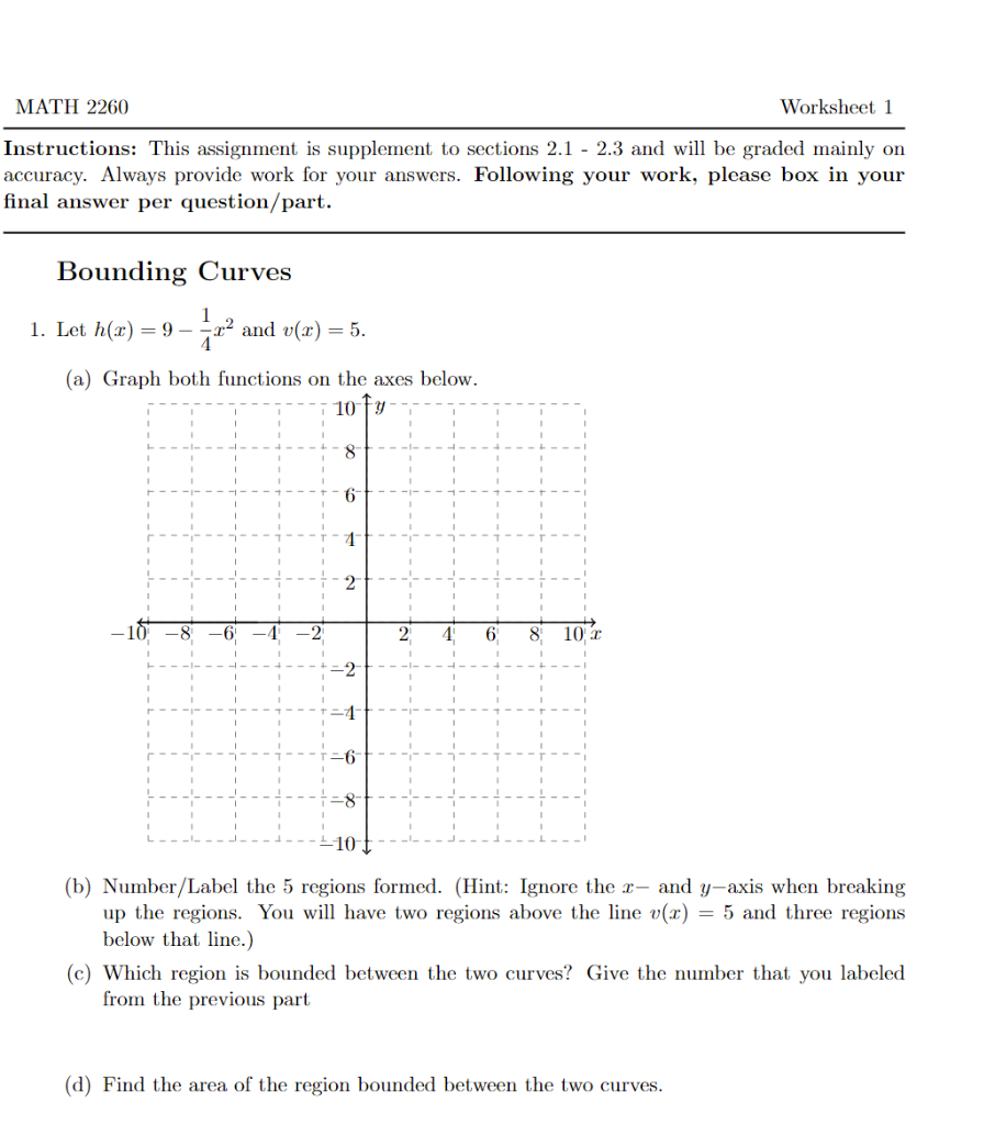 Solved MATH 2260 Worksheet 1 Instructions: This assignment | Chegg.com