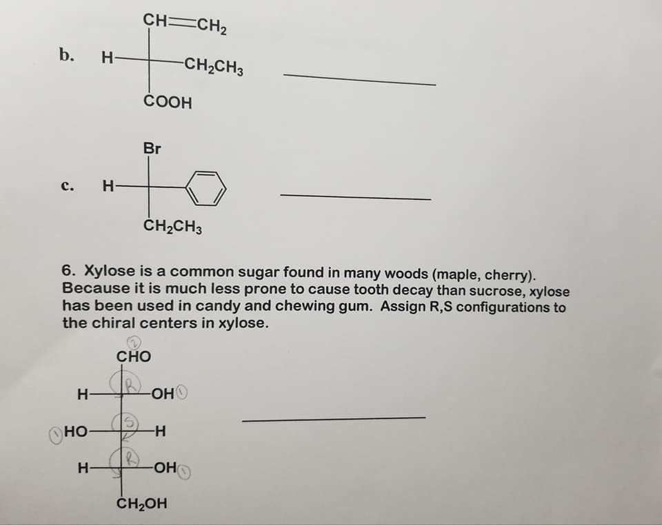 Solved 5. assign R,S configurations to these Fischer | Chegg.com Solved 5. assign R,S configurations to these Fischer | Chegg.com