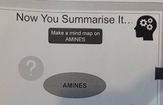 Solved Now You Summarise It.. Make a mind map on AMINES | Chegg.com