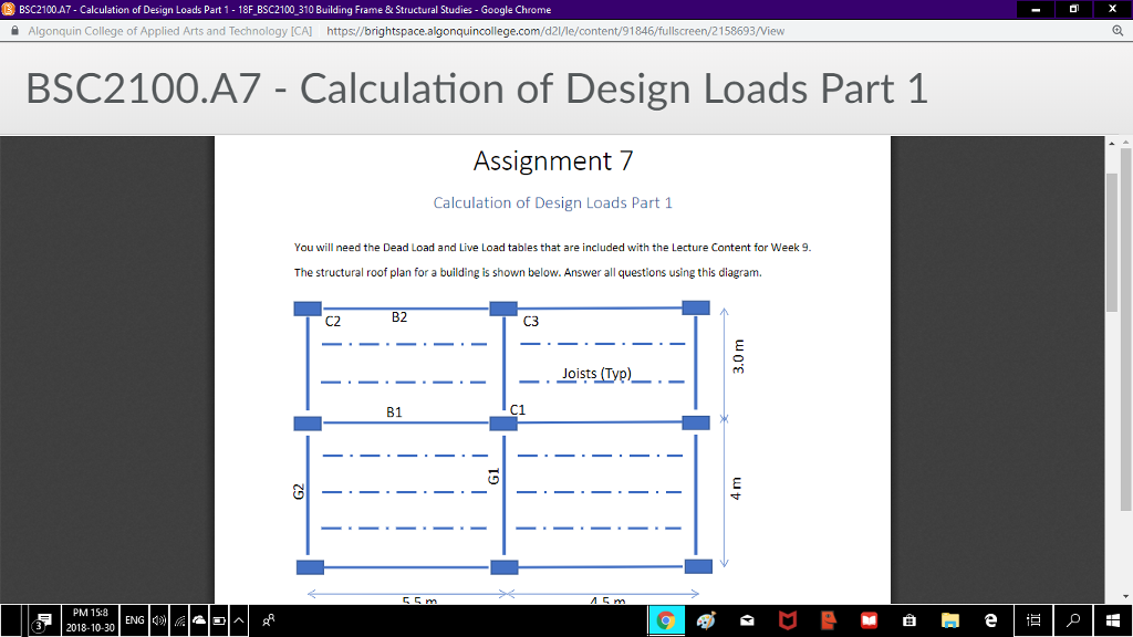 BSC2100A7-Calculation of Design Loads Part 1-1 | Chegg.com