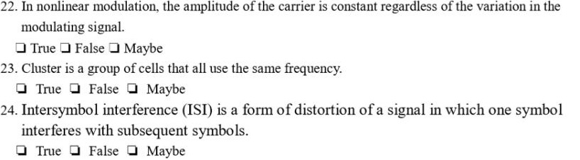 Solved 22. In nonlinear modulation, the amplitude of the | Chegg.com