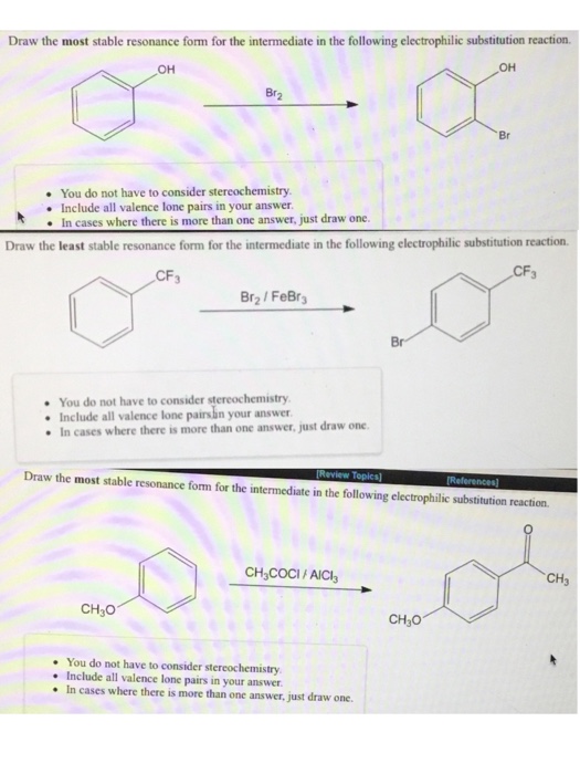 Solved Draw the most stable resonance fom for the | Chegg.com
